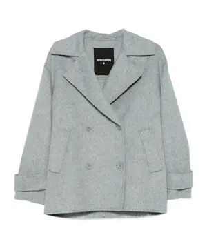 Patrizia Pepe Double-breasted Long-sleeve Jacket