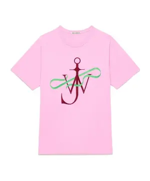 J.W.ANDERSON Jw Anderson Ribbon Anchor T-shirt - Pink