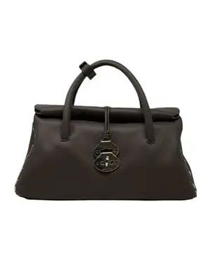 ZANELLATO Logo Shoulder Bag - Black
