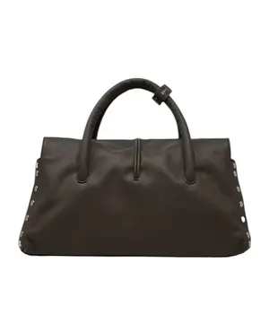ZANELLATO Logo Shoulder Bag - Black