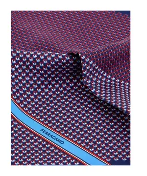 FERRAGAMO Pegasus Pattern Pocket Handkerchief