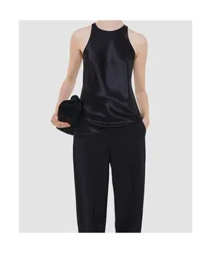 JOSEPH Ritz Sleeveless Top - Black