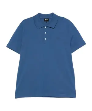 A.p.c. Logo-embroidered Polo Shirt