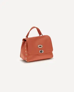 ZANELLATO Postina Twist-lock Baby Top Handle Bag With Studs - Red