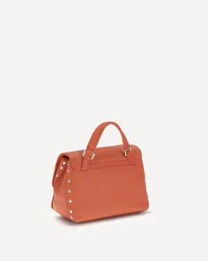 ZANELLATO Postina Twist-lock Baby Top Handle Bag With Studs - Red