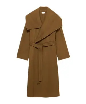 J.W.ANDERSON Long Wrap Coat - Cumin