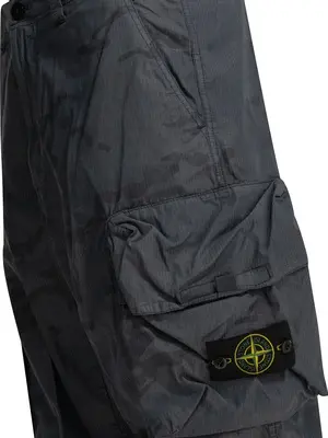 Stone Island Logo Patch Cargo Trousers