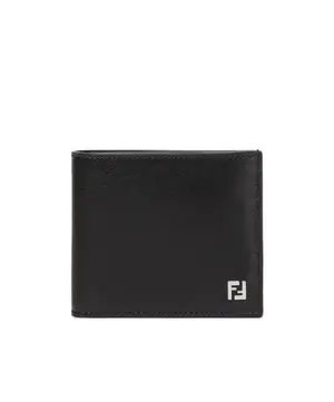 Fendi Squared Ff Bi-fold Wallet - Black