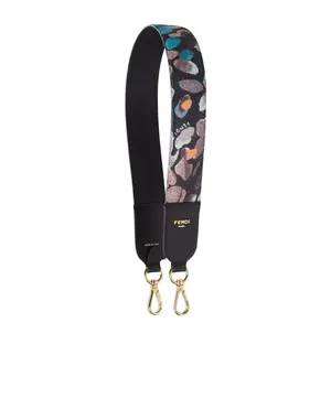 Fendi Embellished Leather Bag Strap - Multicolour