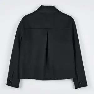 Max Mara Collared Long-sleeved Casual Jacket - Black