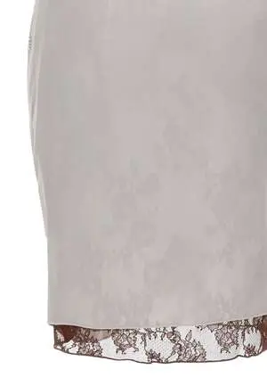 JACQUES WEI Embroidered Midi Skirt