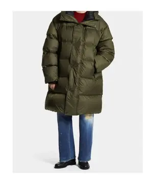 Dsquared2 Long Sleeved Down Coat - Green