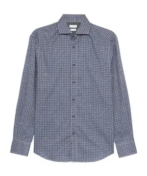 Brunello Cucinelli Geometric-pattern Shirt - No