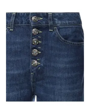 DONDUP High-rise Button-fly Jeans - Blue