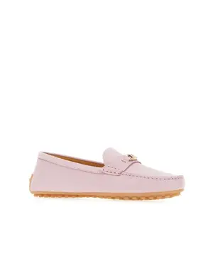TOD'S Suede Loafers With Logo Detail