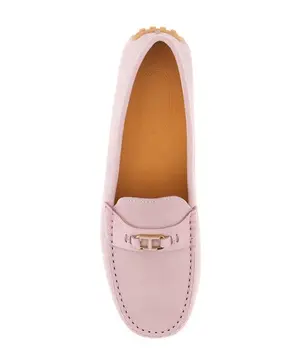 TOD'S Suede Loafers With Logo Detail