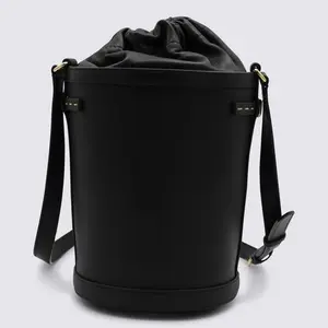Valentino Garavani Antibes Vlogo Signature Drawstring Bucket Bag - Black