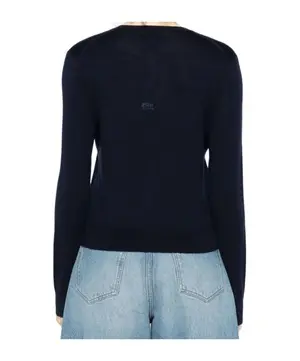Polo Ralph Lauren Embroidered Logo Cardigan - Black
