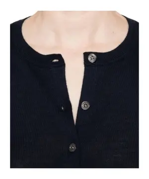 Polo Ralph Lauren Embroidered Logo Cardigan - Black