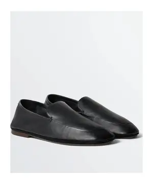 LEMAIRE Lined Leather Slippers