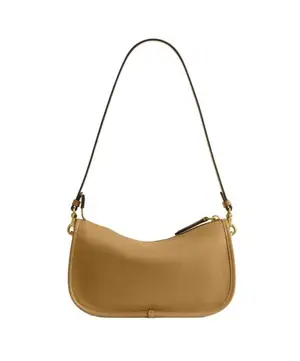 COACH Waverly Leather Shoulder Bag - Brown