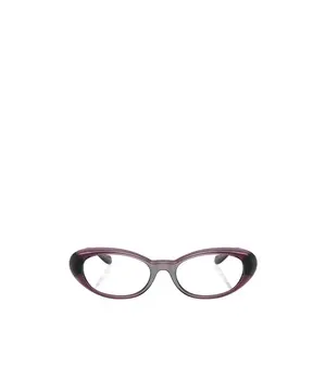 Versace Full-frame Plain Mirror Eyeglasses - Multicolor