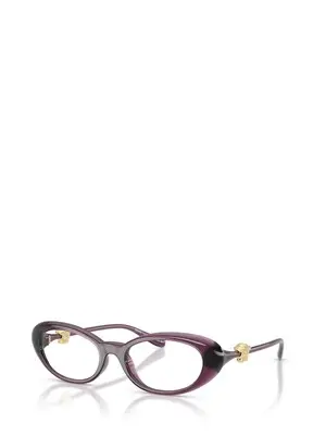 Versace Full-frame Plain Mirror Eyeglasses