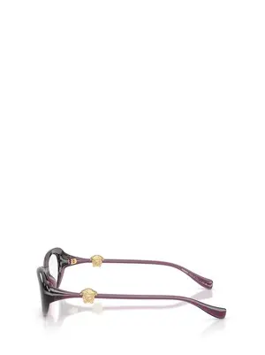 Versace Full-frame Plain Mirror Eyeglasses