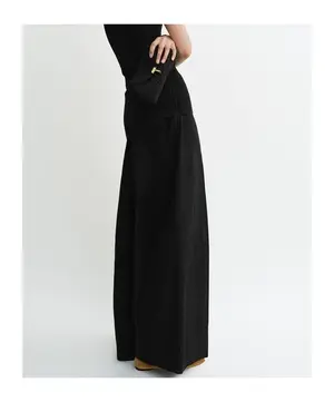 TOTEME Drawstring Patch-pocket Trousers - Black