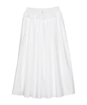 Cecilie Bahnsen Midi Skirt - White