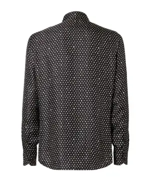 Fendi Micro Falena Dots Printed Long Sleeved Shirt