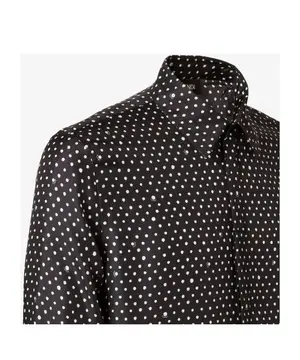 Fendi Micro Falena Dots Printed Long Sleeved Shirt