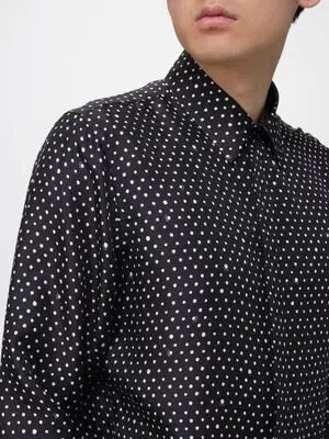 Fendi Micro Falena Dots Printed Long Sleeved Shirt
