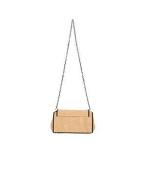 VIVIENNE WESTWOOD Woven Flap Shoulder Bag