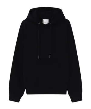 WOOYOUNGMI Floral Print Hoodie - Black