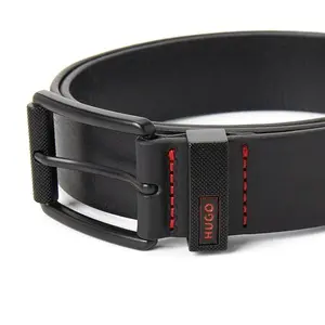 Hugo Boss Leather Belt With Logo Detail