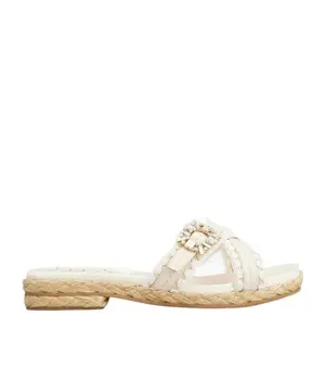 ROGER VIVIER Espadrille Mules In Raffia