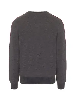 Alexander McQueen Logo Tape Crewneck Jumper