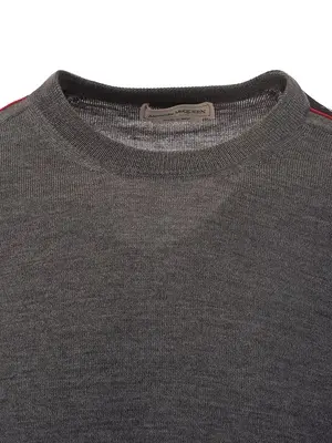 Alexander McQueen Logo Tape Crewneck Jumper