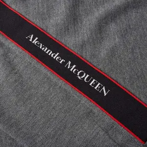 Alexander McQueen Logo Tape Crewneck Jumper