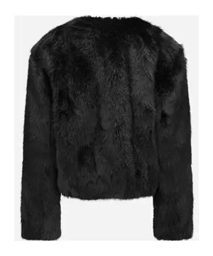 STAND STUDIO Faux Fur Zip-up Jacket