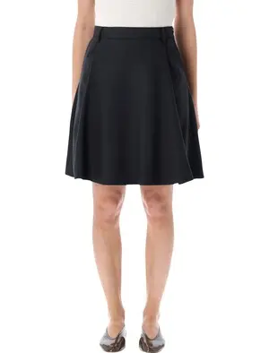 LOW CLASSIC A-line Midi Skirt - Black
