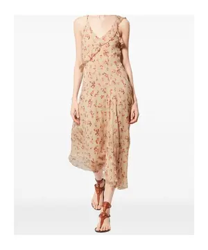 Isabel Marant Étoile Floral Ruffled Maxi Dress - No