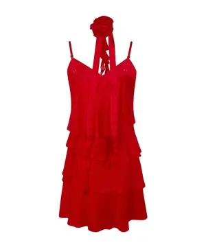 Blugirl V Neck Cocktail Dresses