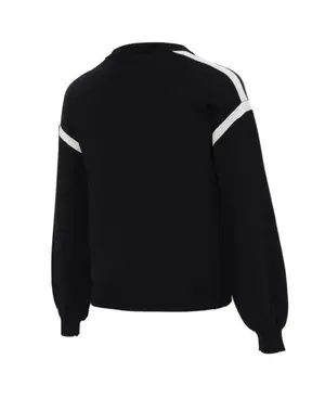 Moschino Round-neck Pullover With Contrast Stitching