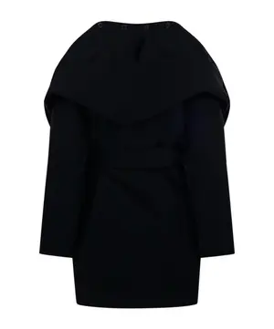 P.a.r.o.s.h Belted Coat - Black