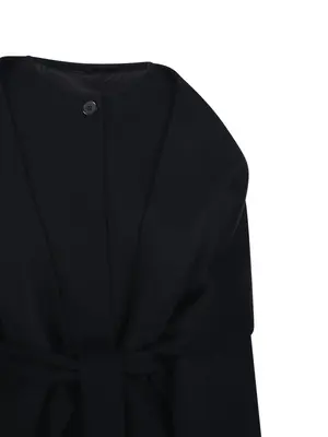P.a.r.o.s.h Belted Coat - Black