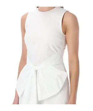 ROTATE BY BIRGER CHRISTENSEN Sleeveless Bow Detail Mini Dress