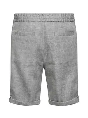 Brunello Cucinelli Pleated Drawstring Shorts - Gray