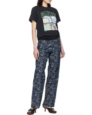 GANNI Bear Comic Teddy" Graphic T-shirt